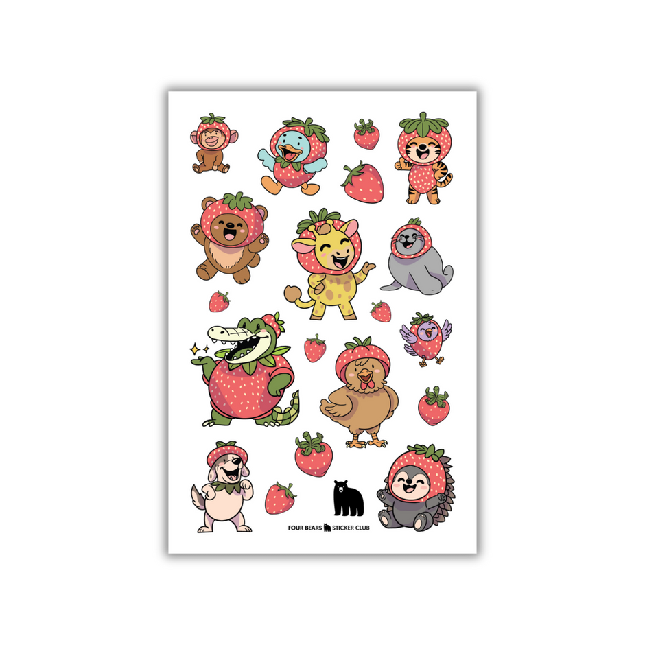 Four Bears Sticker Club