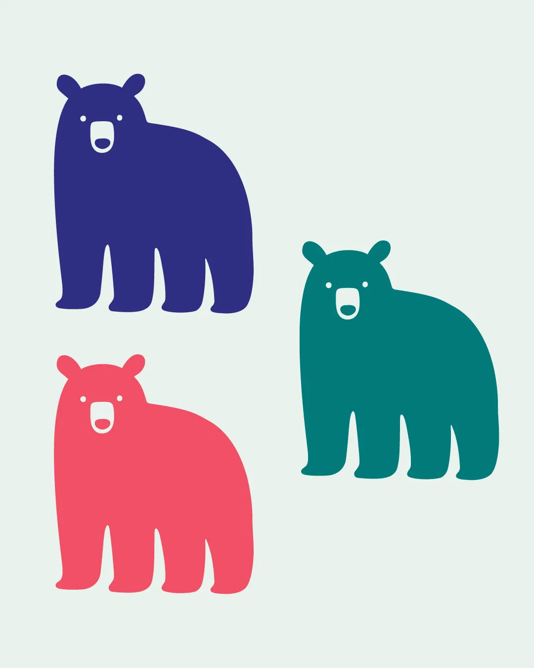 Big Kids Subscription – Four Bears Sticker Club