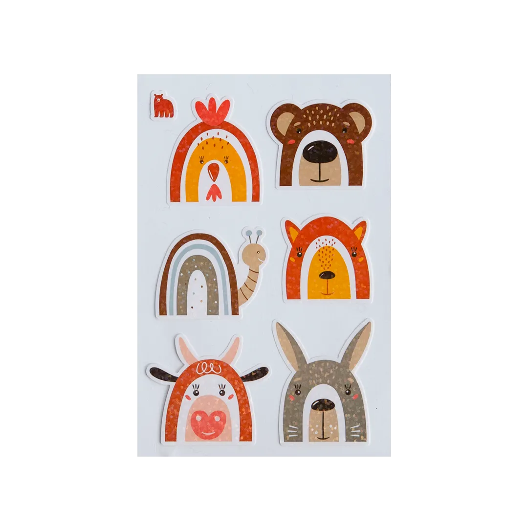 Animal Rainbows – Four Bears Sticker Club